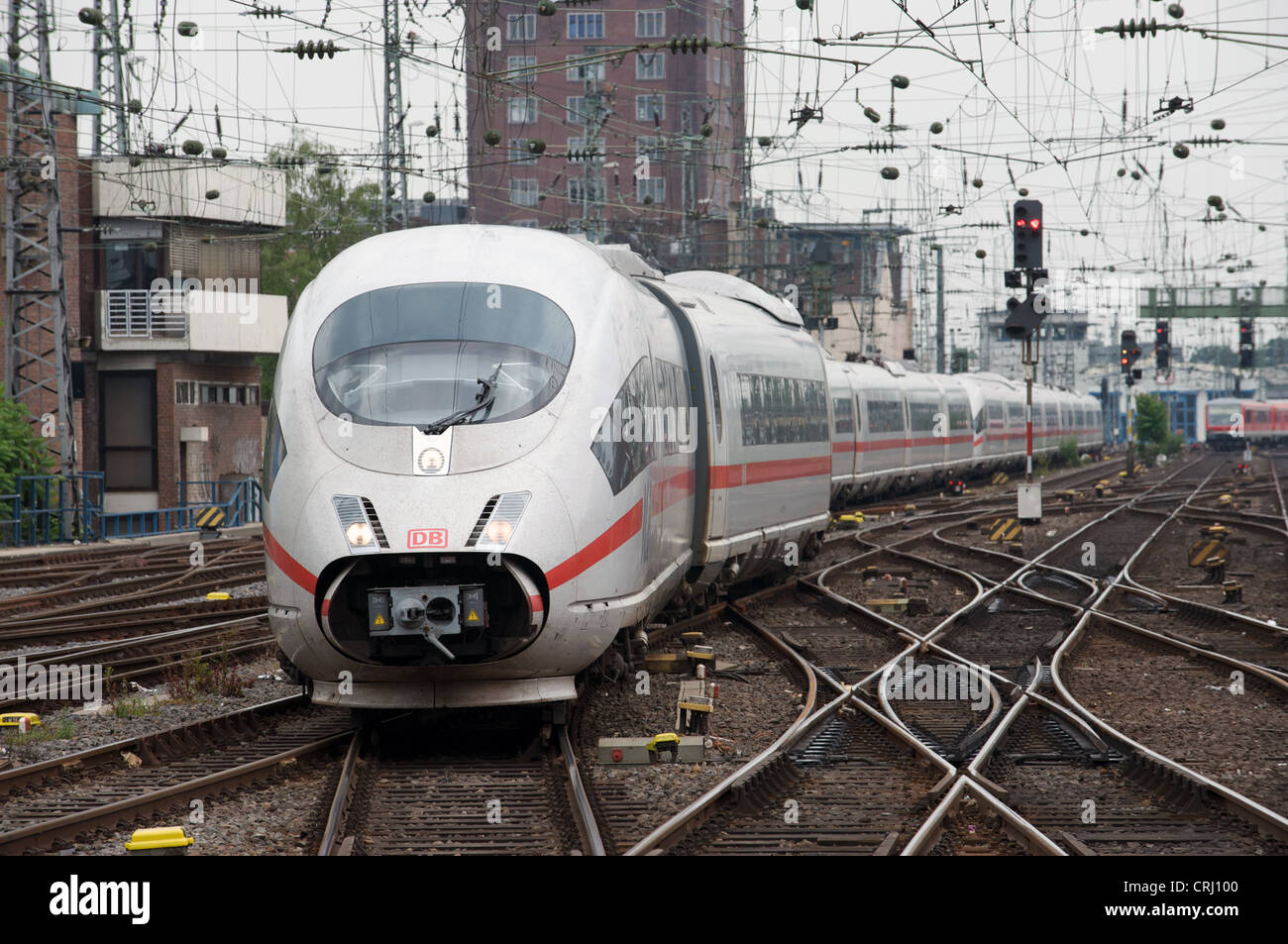 German Railways ICE3 (InterCity Express) passenger train Cologne ...