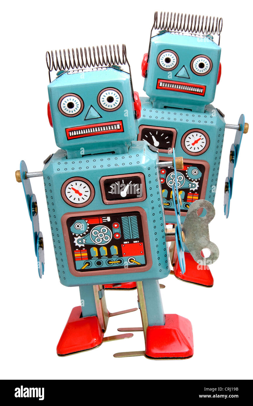 Retro robots hi-res stock photography and images - Alamy