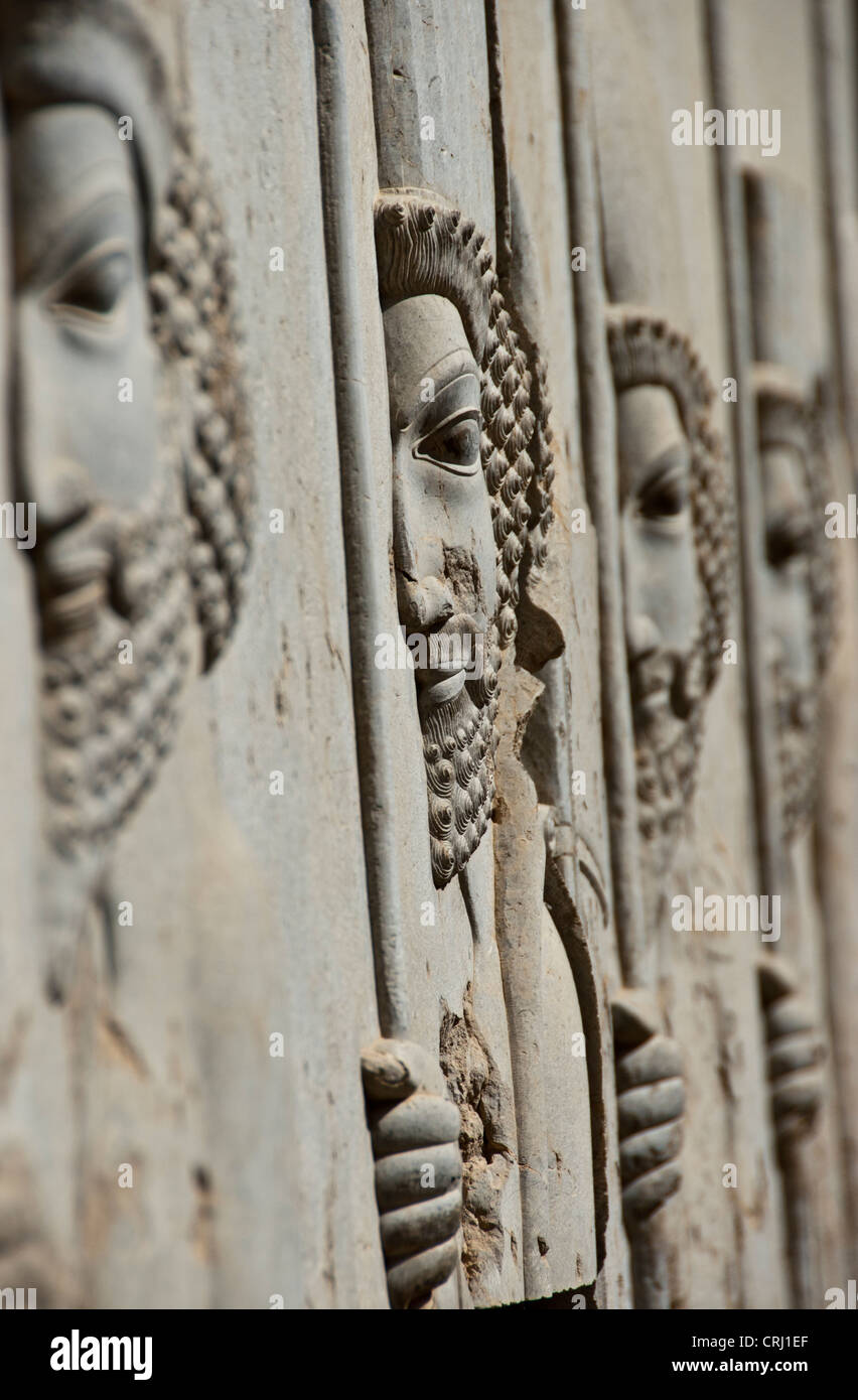 Persian soldiers, Persepolis, Shiraz, Iran Stock Photo - Alamy
