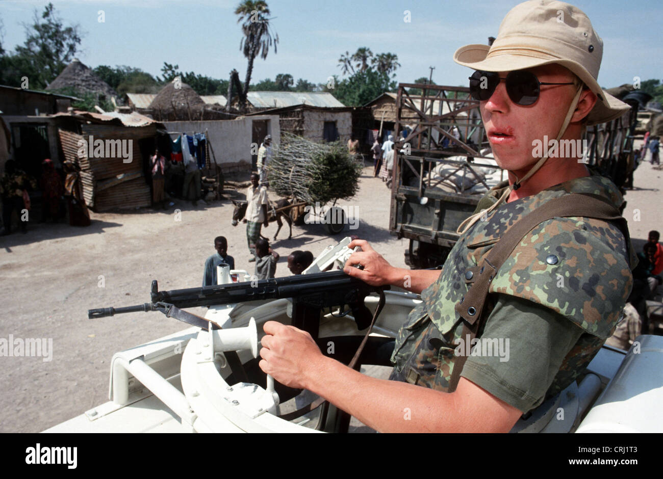 Bundeswehr UNOSOM 2 - mission in Somalia Stock Photo - Alamy