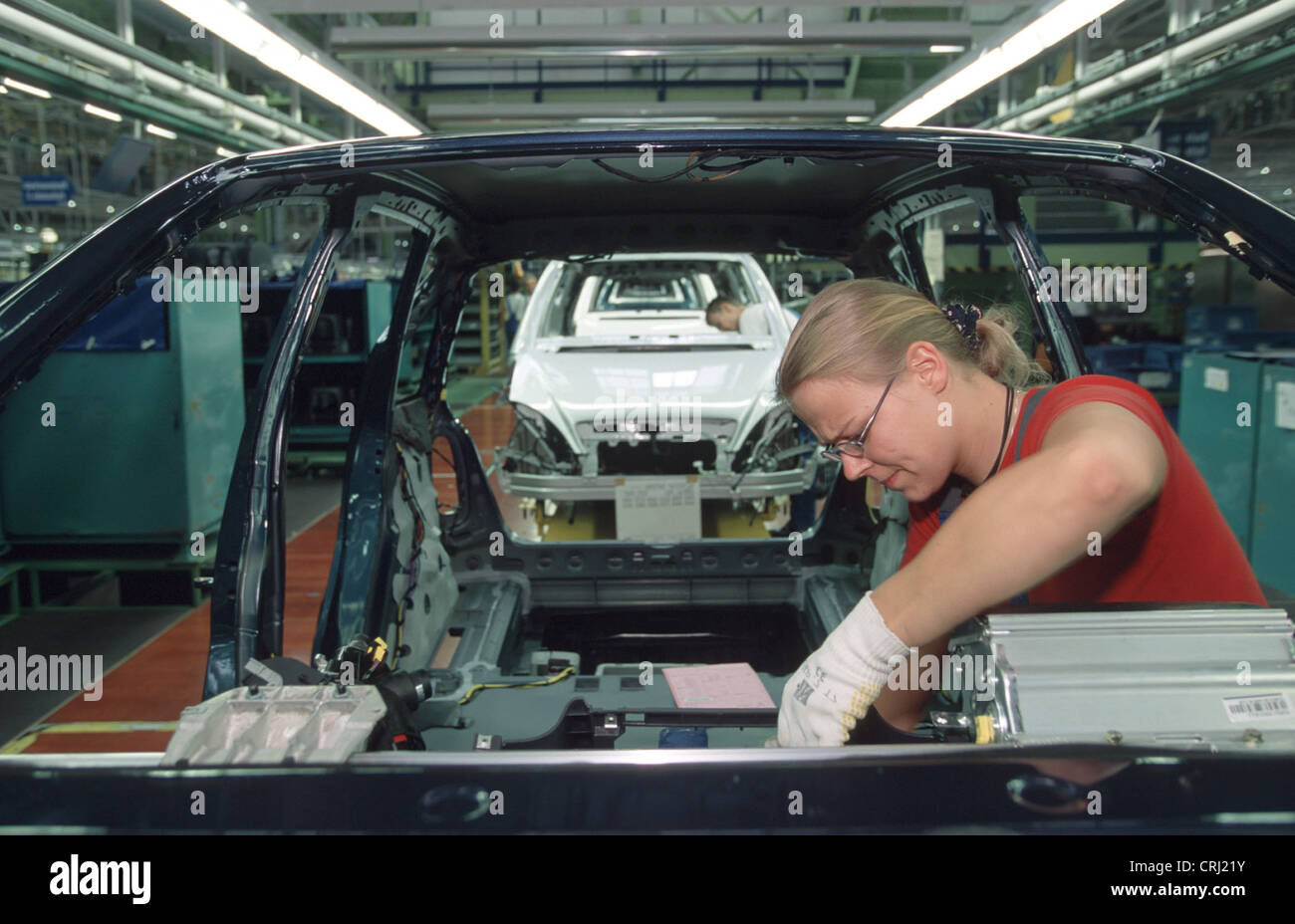 Assembly lines in the automotive industry Stock Photo - Alamy