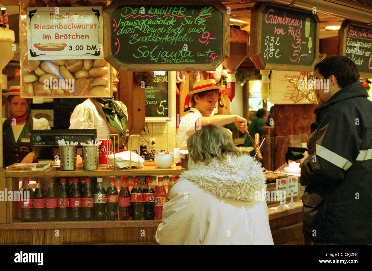 Berlin, fast food, Potsdamer Platz Arcades Stock Photo - Alamy