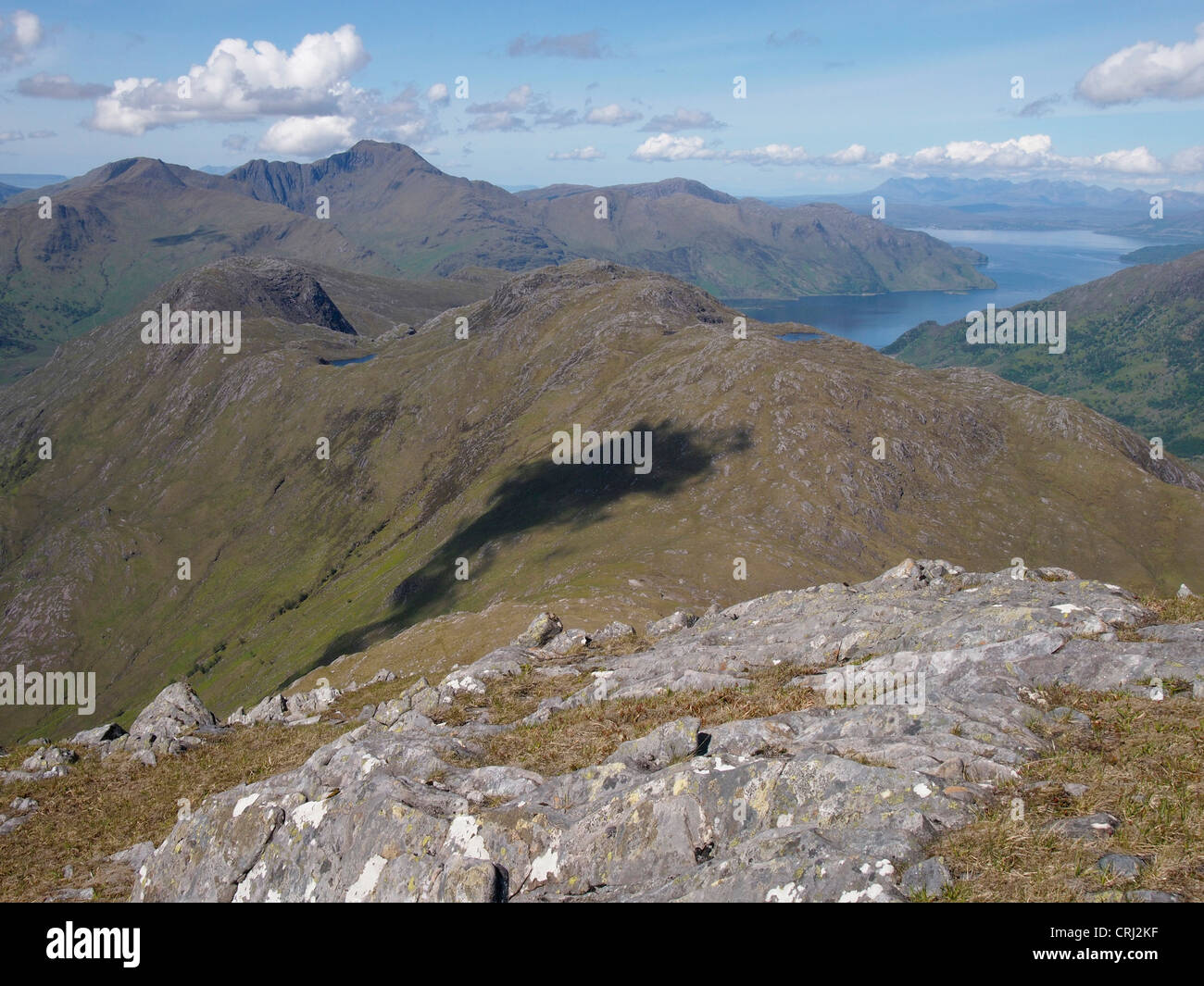 Ladhar Bheinn, Meall nan Eun from Sgurr nan Eugallt, Knoydart, Scotland ...