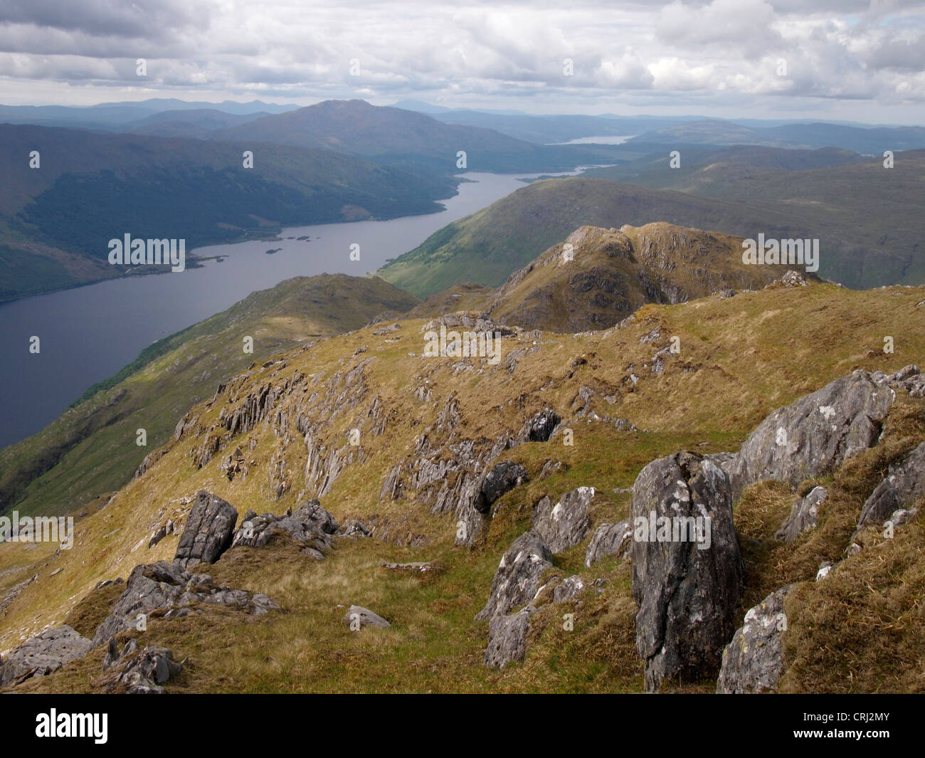 Loch Shiel from Beinn Odhar Mhor, Scotland Stock Photo - Alamy