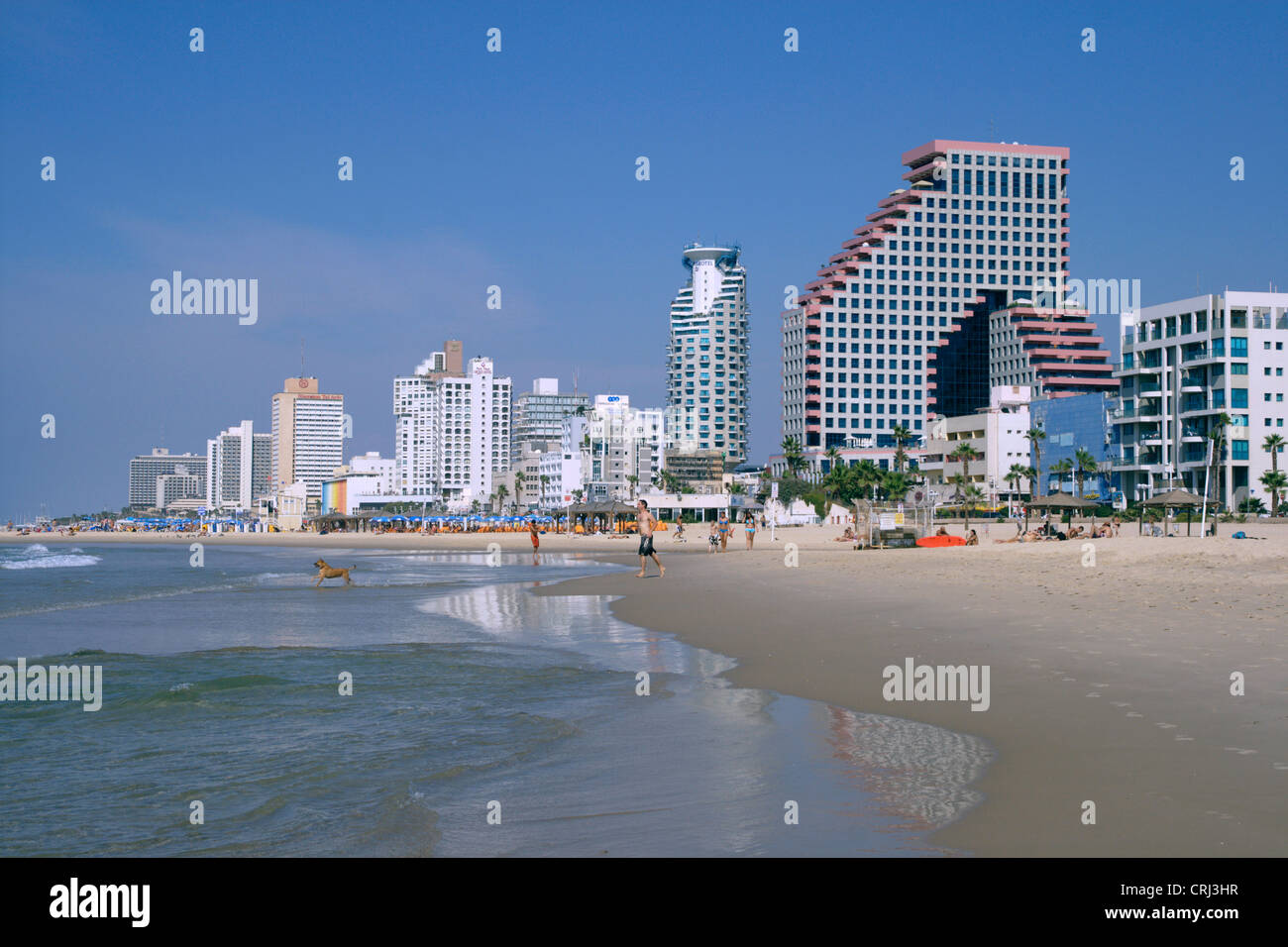 sand beach, Israel, Tel Aviv Stock Photo - Alamy