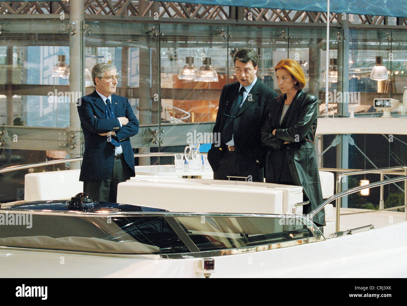 A pair of critically reviewed a luxury yacht at the show boot 2002 ...