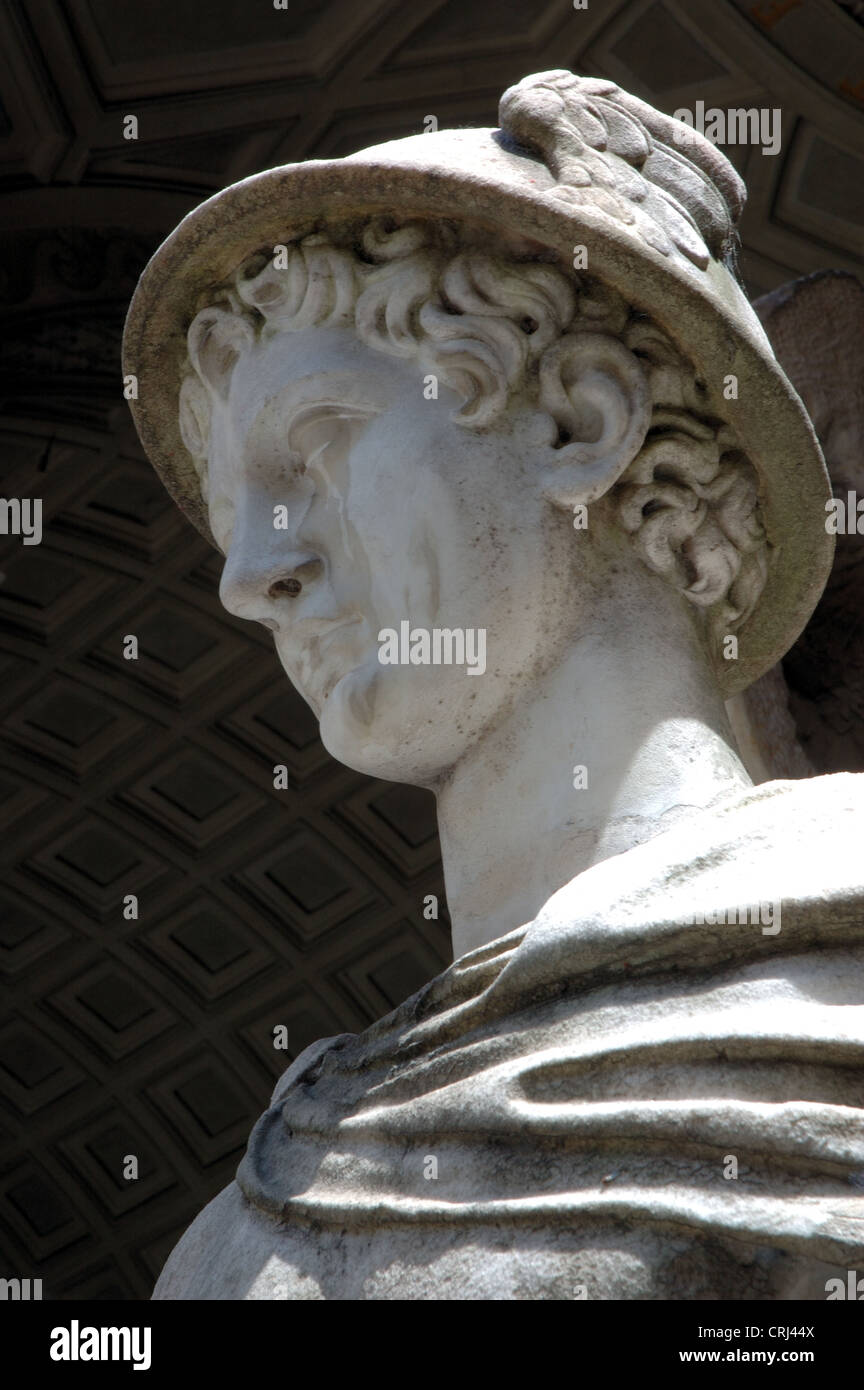 Statue of Mercury (Hermes) in the Vatican Museum Stock Photo - Alamy