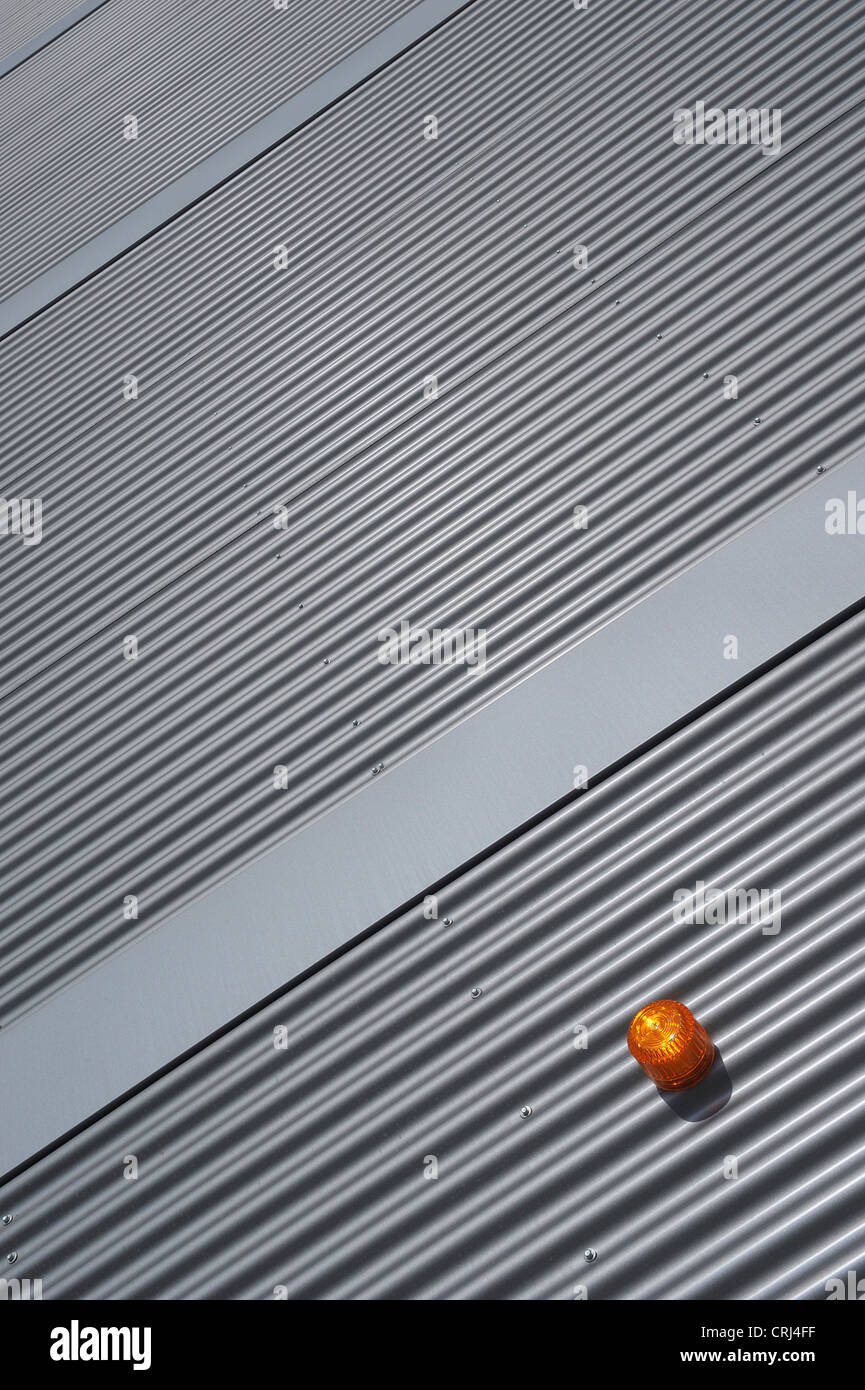 Cladding of corrugated sheet metal hi-res stock photography and images ...