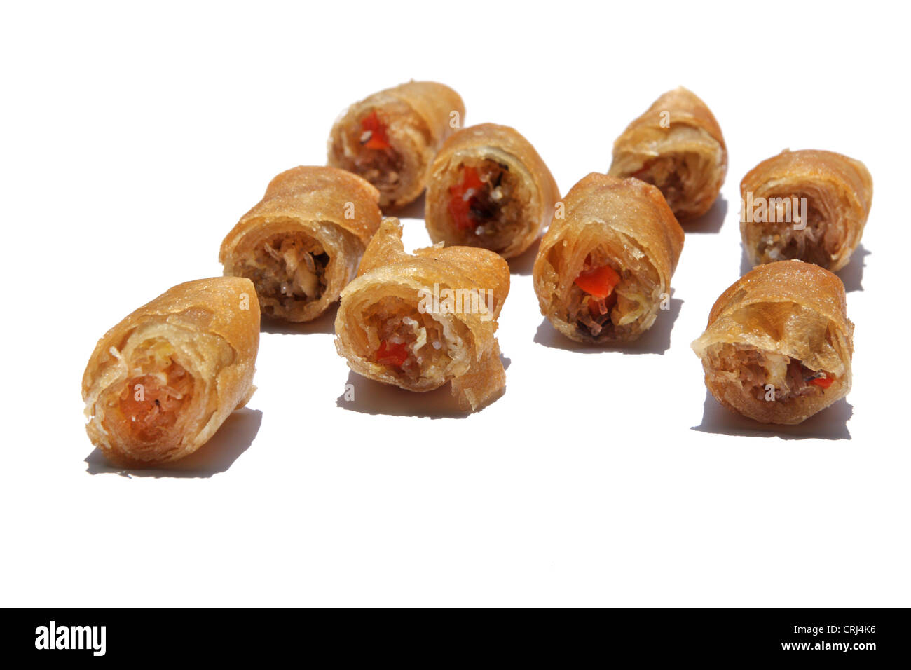 Chinese spring rolls Stock Photo - Alamy