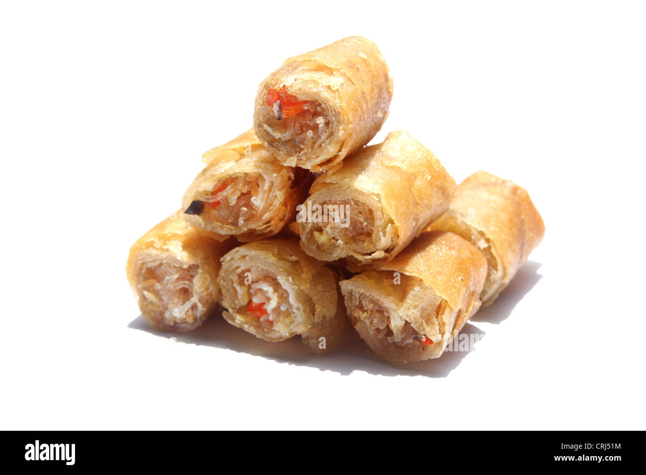 Chinese spring rolls Stock Photo - Alamy