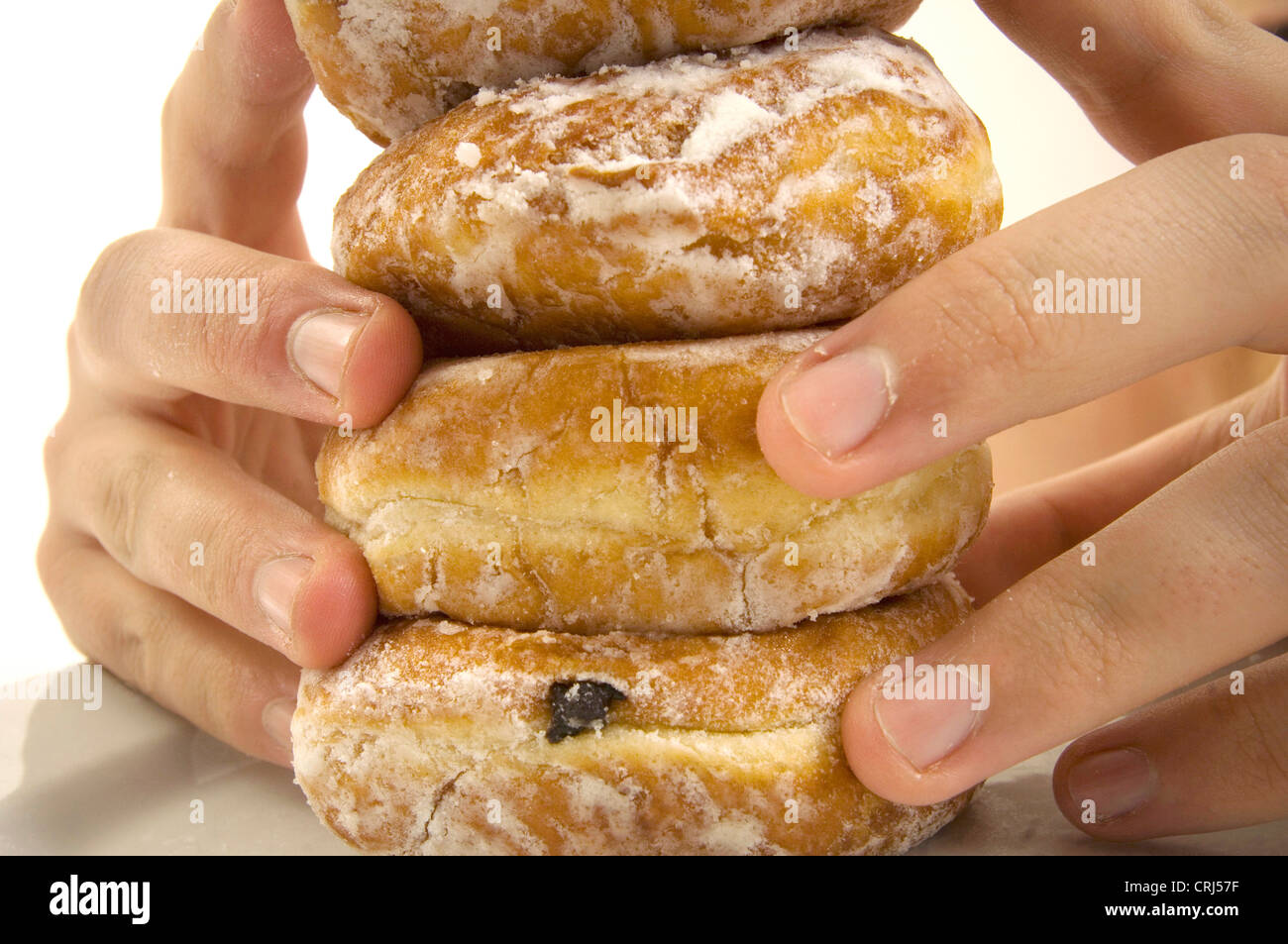 Doughtnuts classed by many as junk food Stock Photo - Alamy
