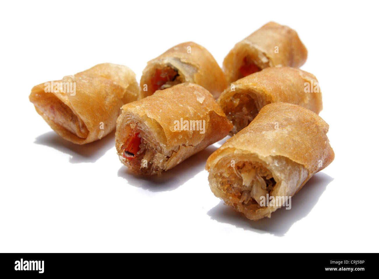 Chinese spring rolls Stock Photo - Alamy