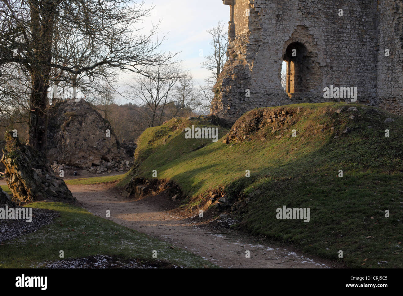 It's a photo of the neighborhood of the medieval castle or fortress of ...