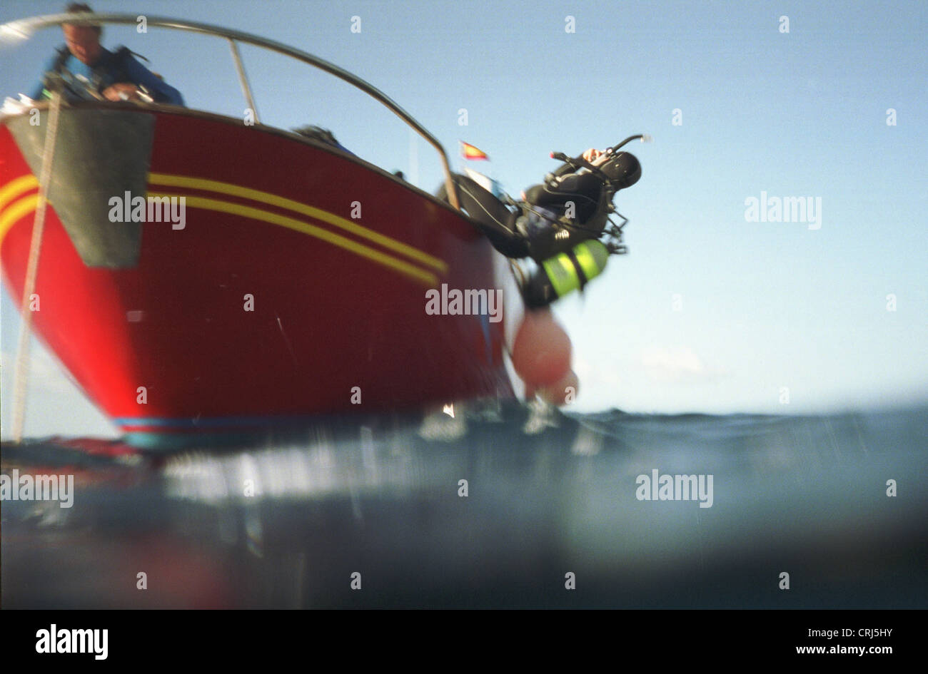 A diver from the short descent to dive Stock Photo - Alamy