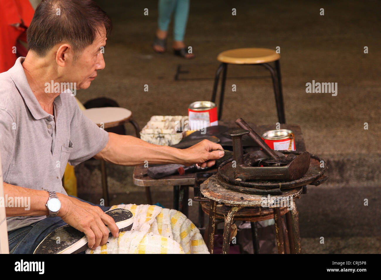 Boot cobblers hi-res stock photography and images - Alamy
