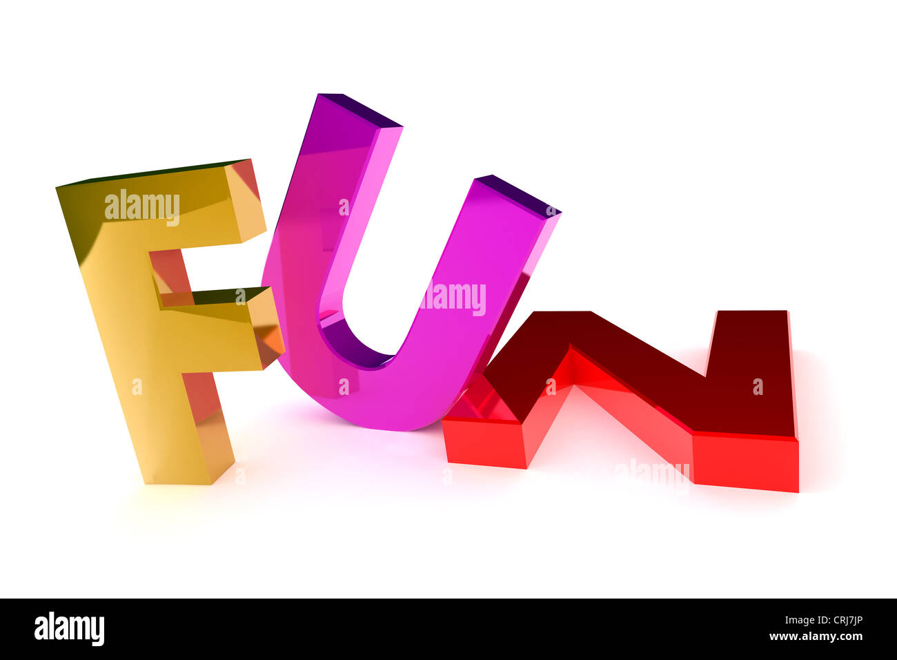 A Colourful 3d Rendered Fun Concept Illustration Stock Photo - Alamy