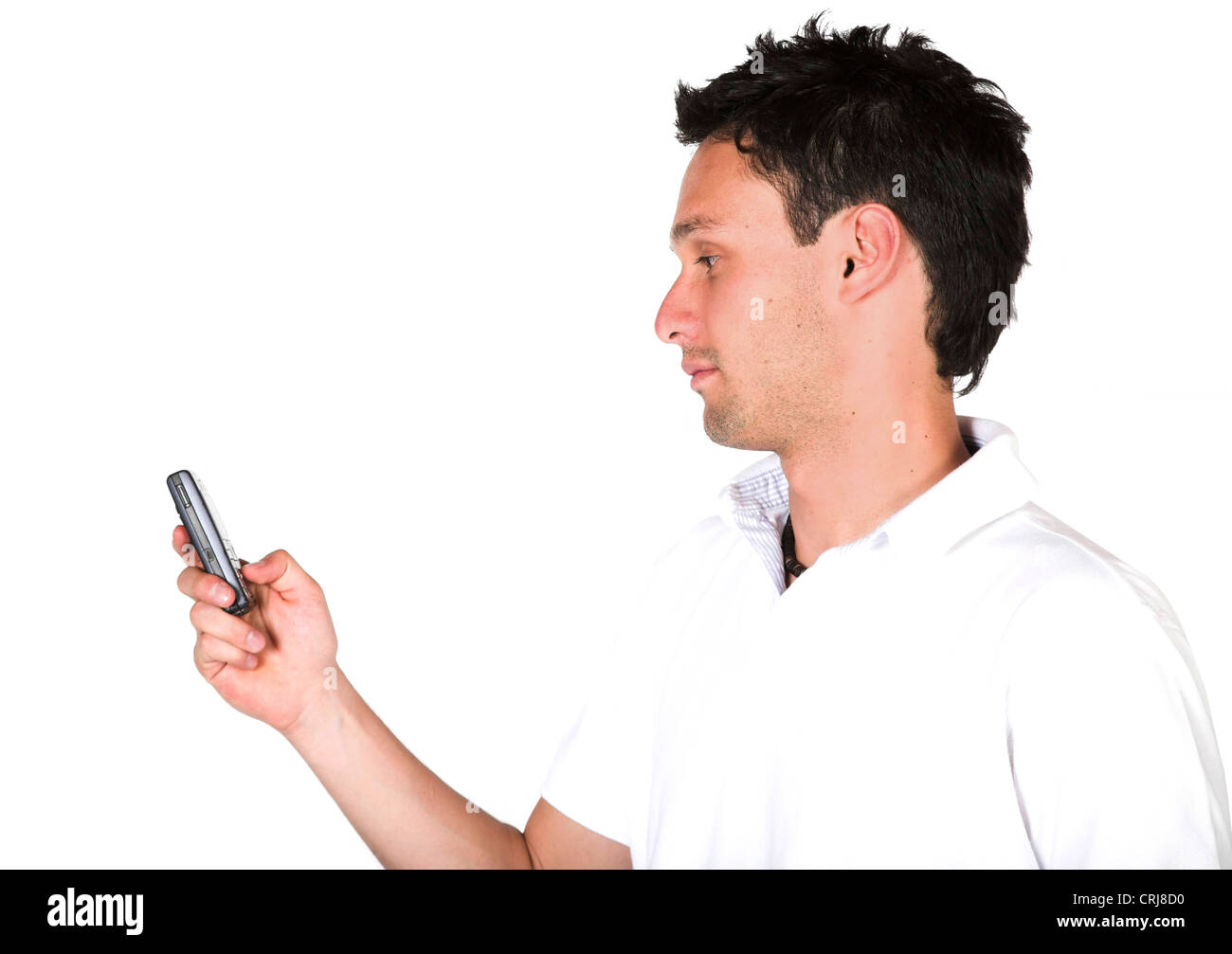 Cute teenager sending messages hi-res stock photography and images - Alamy