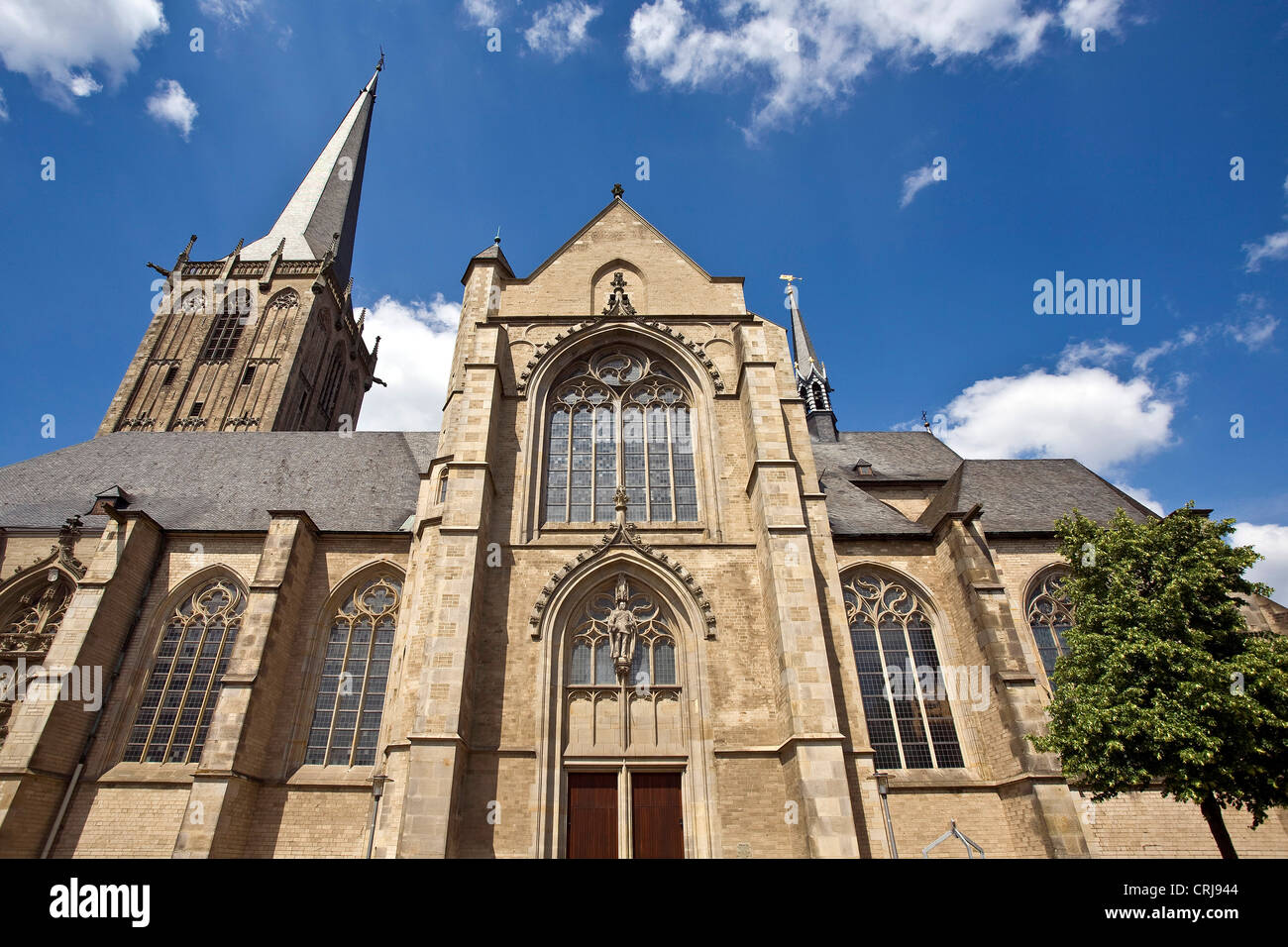 evangelic Willibrordi cathedral in Wesel, Germany, North Rhine ...