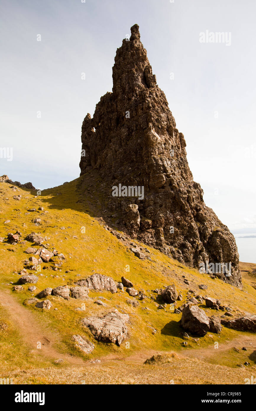 Rock formations by the Old Man of Storr on the Trotternish Peninsular ...