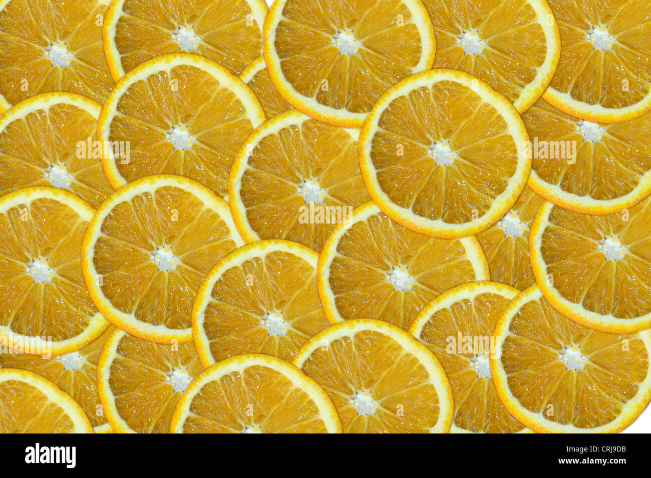 Freshly sliced orange Stock Photo - Alamy