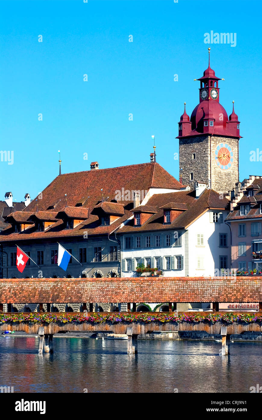 Town hall tower lucerne hi-res stock photography and images - Alamy