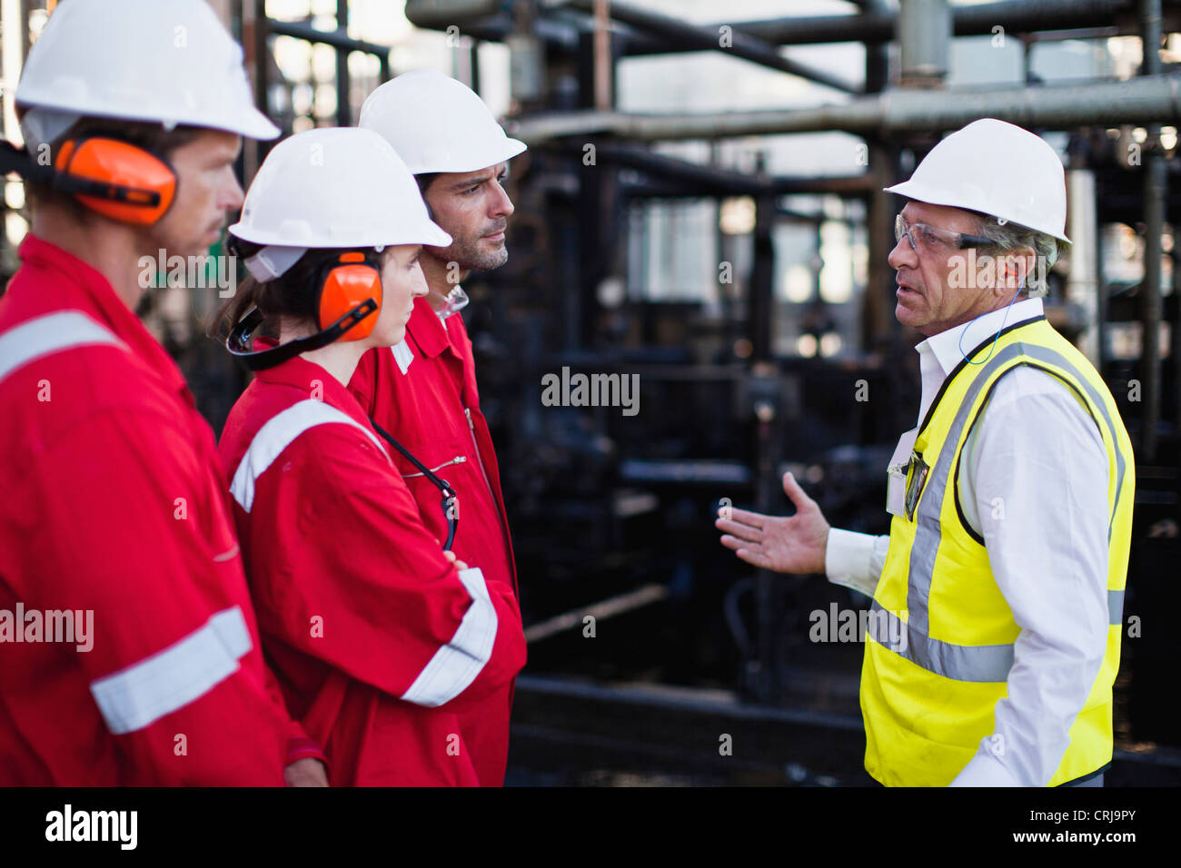 Petro chemical industry workers hi-res stock photography and images - Alamy