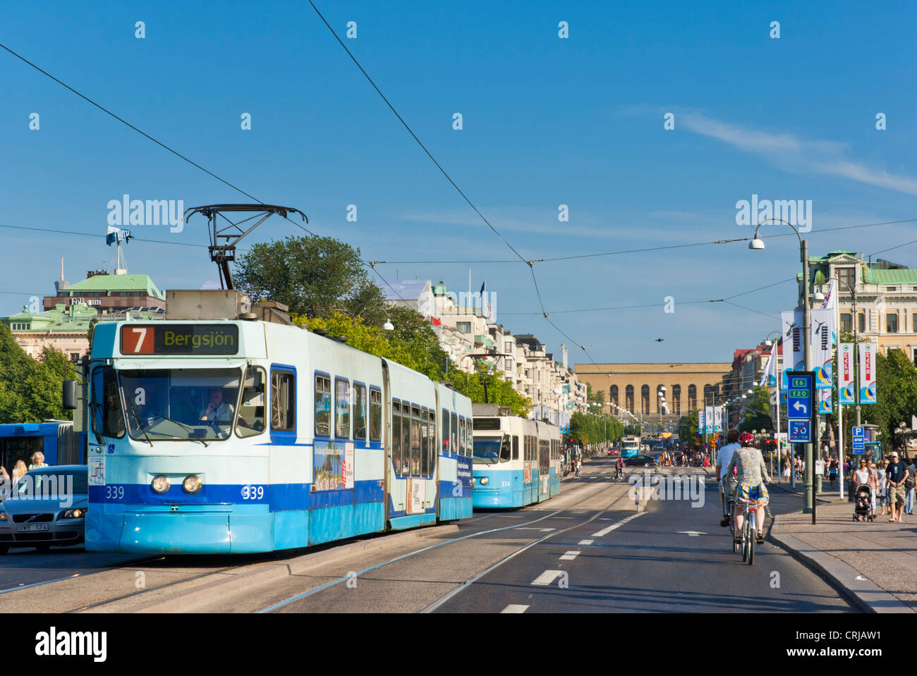 Swedish tram trams hi-res stock photography and images - Alamy