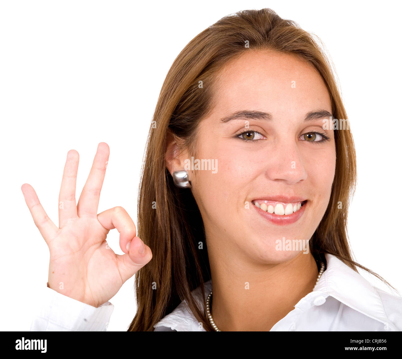 Light brown haired woman showing hi-res stock photography and images - Alamy