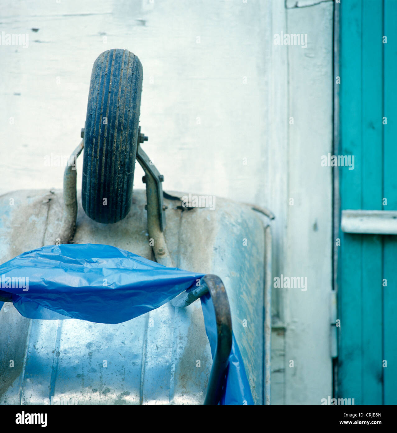 A barrow wheel Stock Photo - Alamy