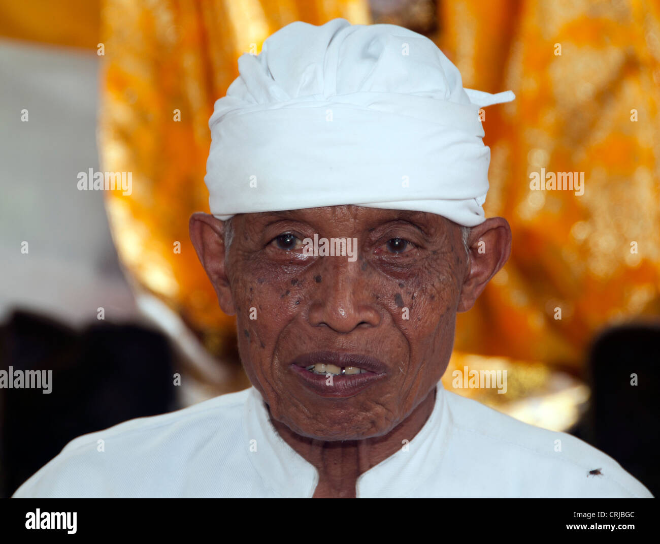 portrait of an old man in indonesia Stock Photo - Alamy