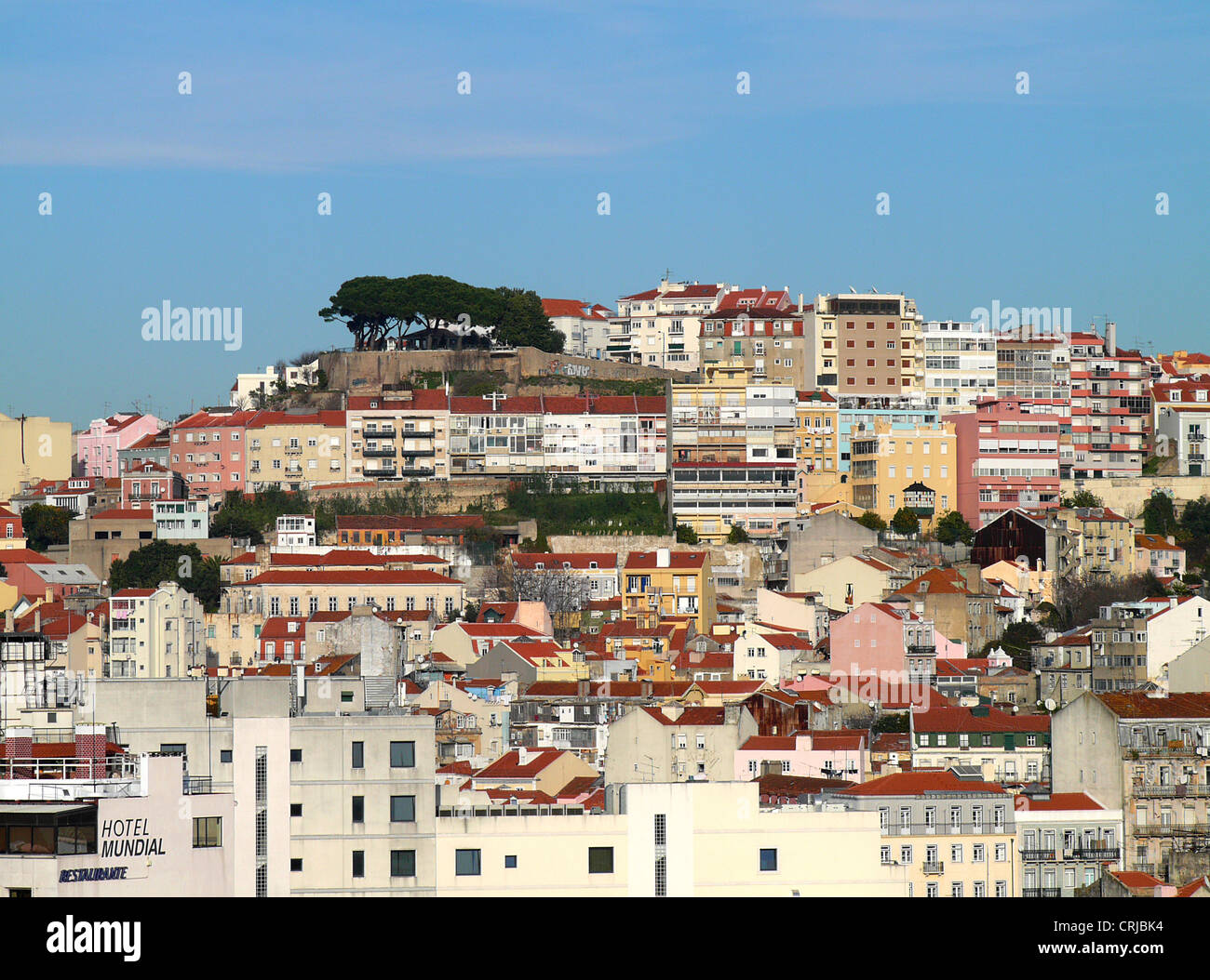 viewpoint Miradouro da Nossa Senhora do Monte, Portugal, Lisbon Stock ...