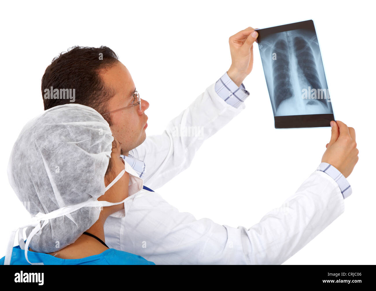 doctors checking a chest xray Stock Photo - Alamy