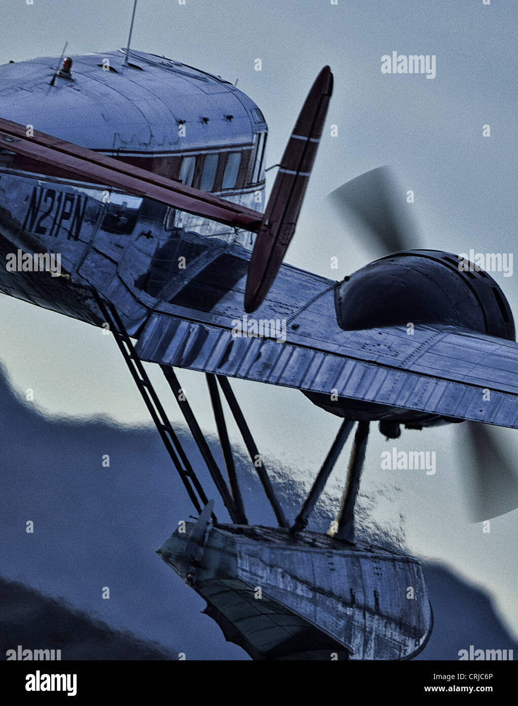 Seaplane taking off Stock Photo - Alamy