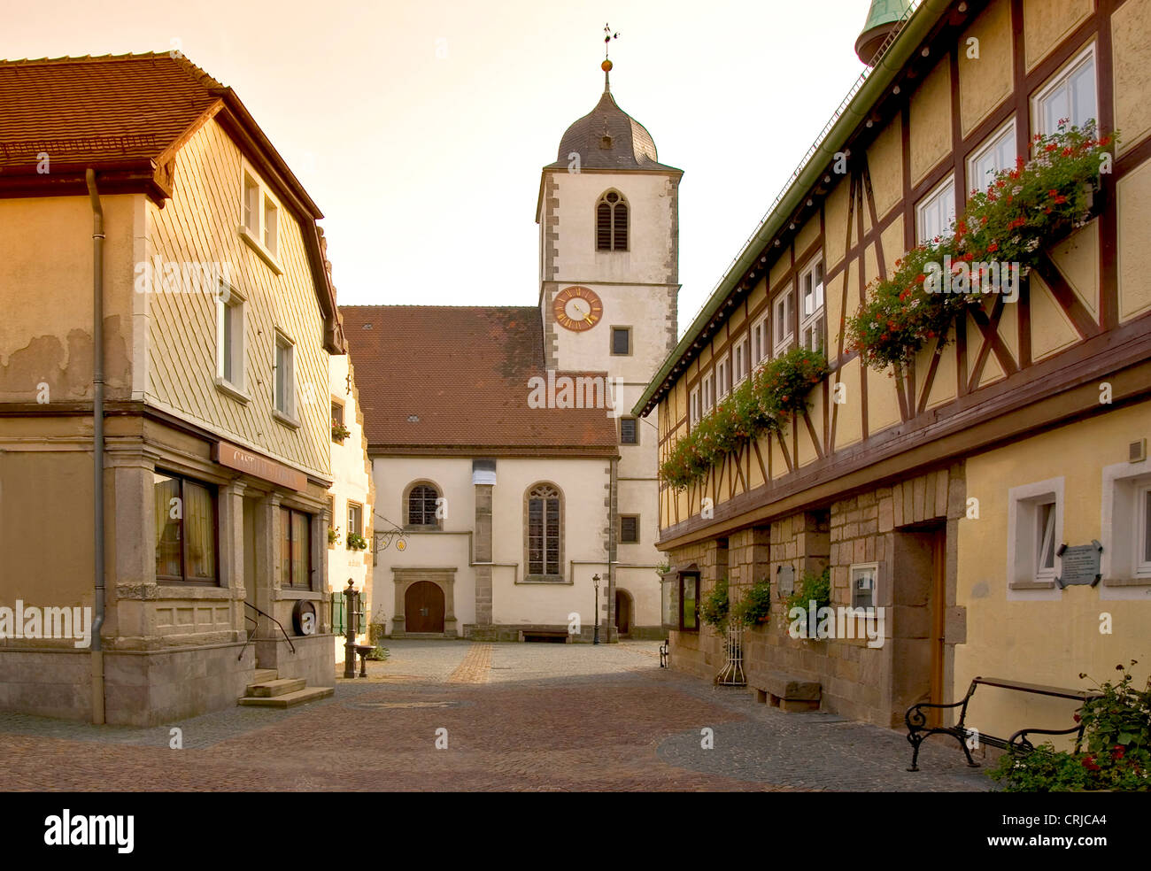 At the medivial town of waldenburg hi-res stock photography and images ...