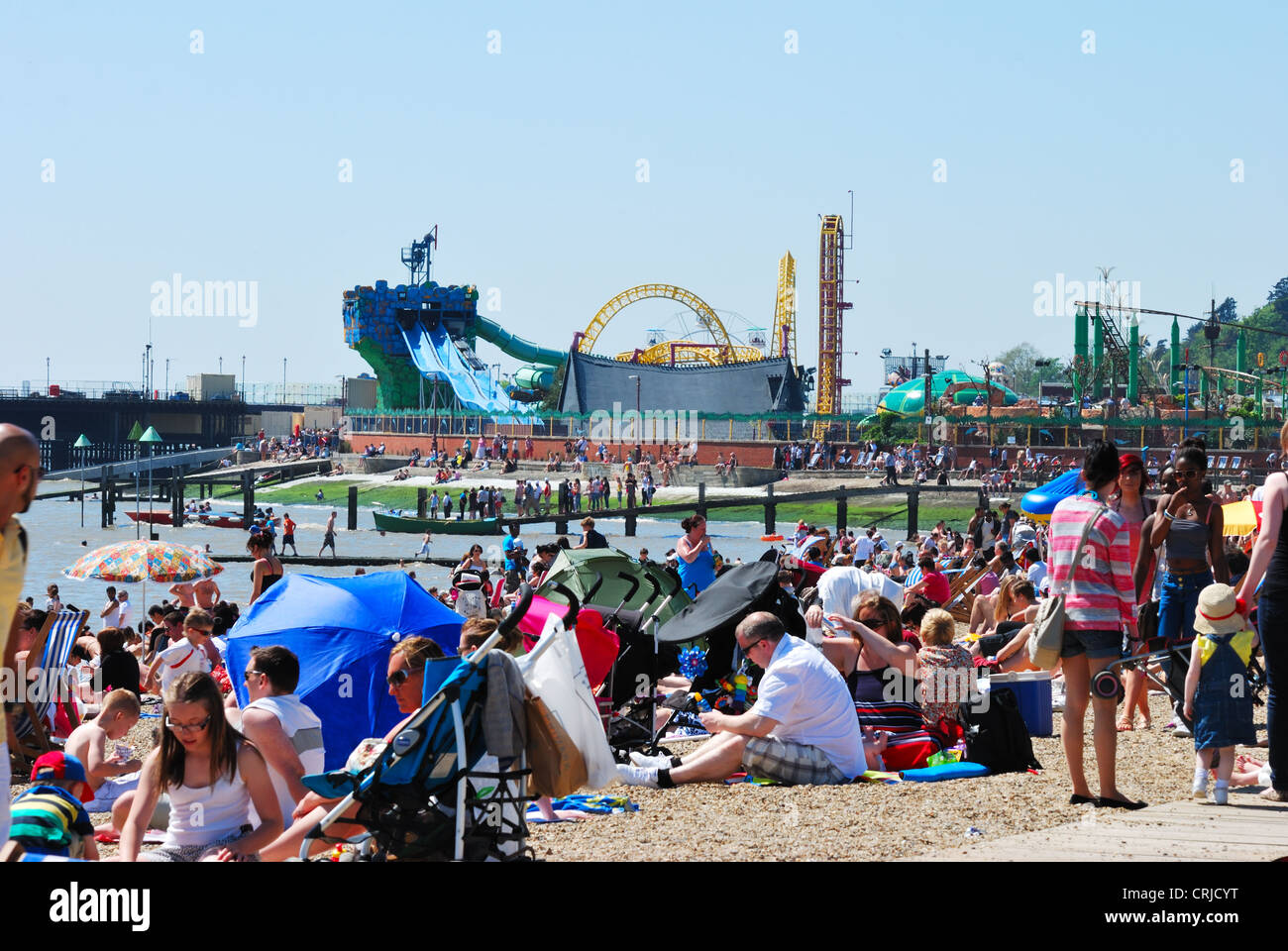 at the beach Stock Photo - Alamy