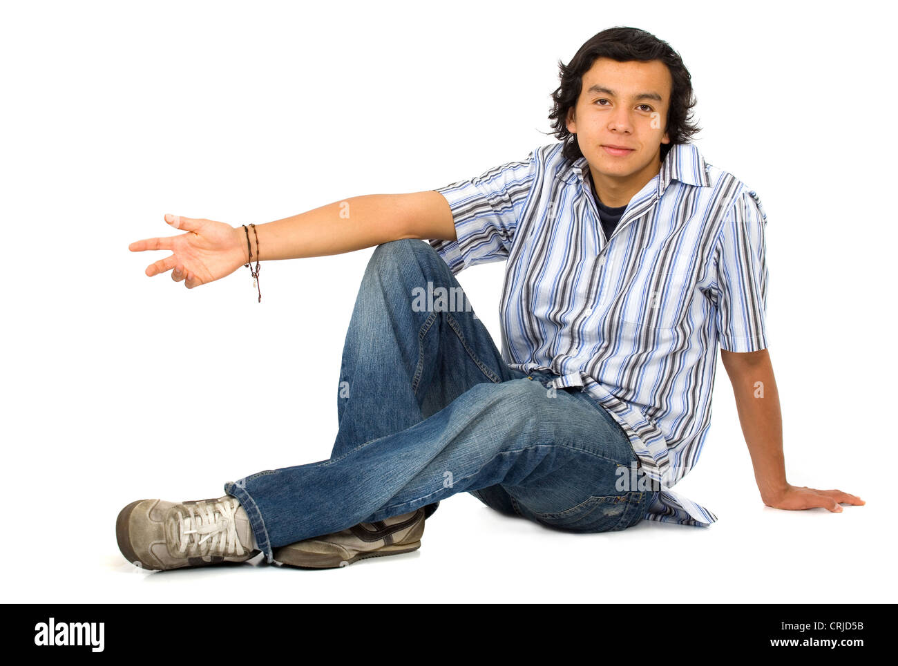 Portrait one guy long Cut Out Stock Images & Pictures - Alamy