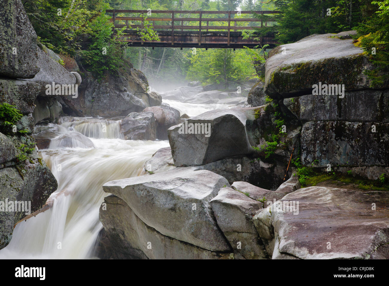Upper Ammonoosuc Falls, which are located along the Ammonoosuc River in ...