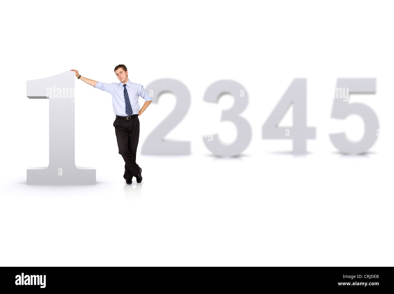 Man stands in one Cut Out Stock Images & Pictures - Alamy