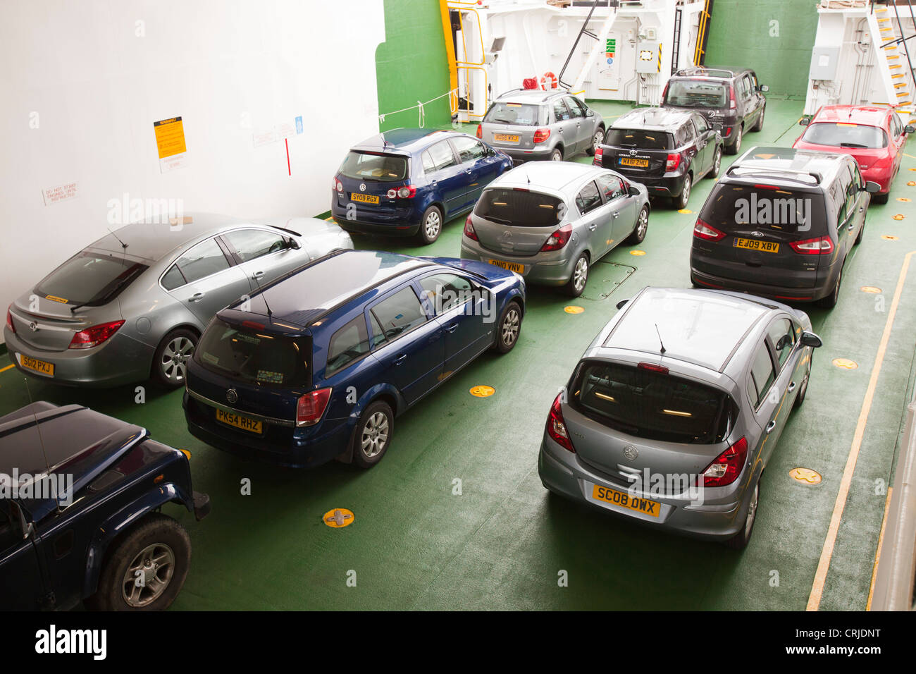 Car ferry car deck hi-res stock photography and images - Alamy