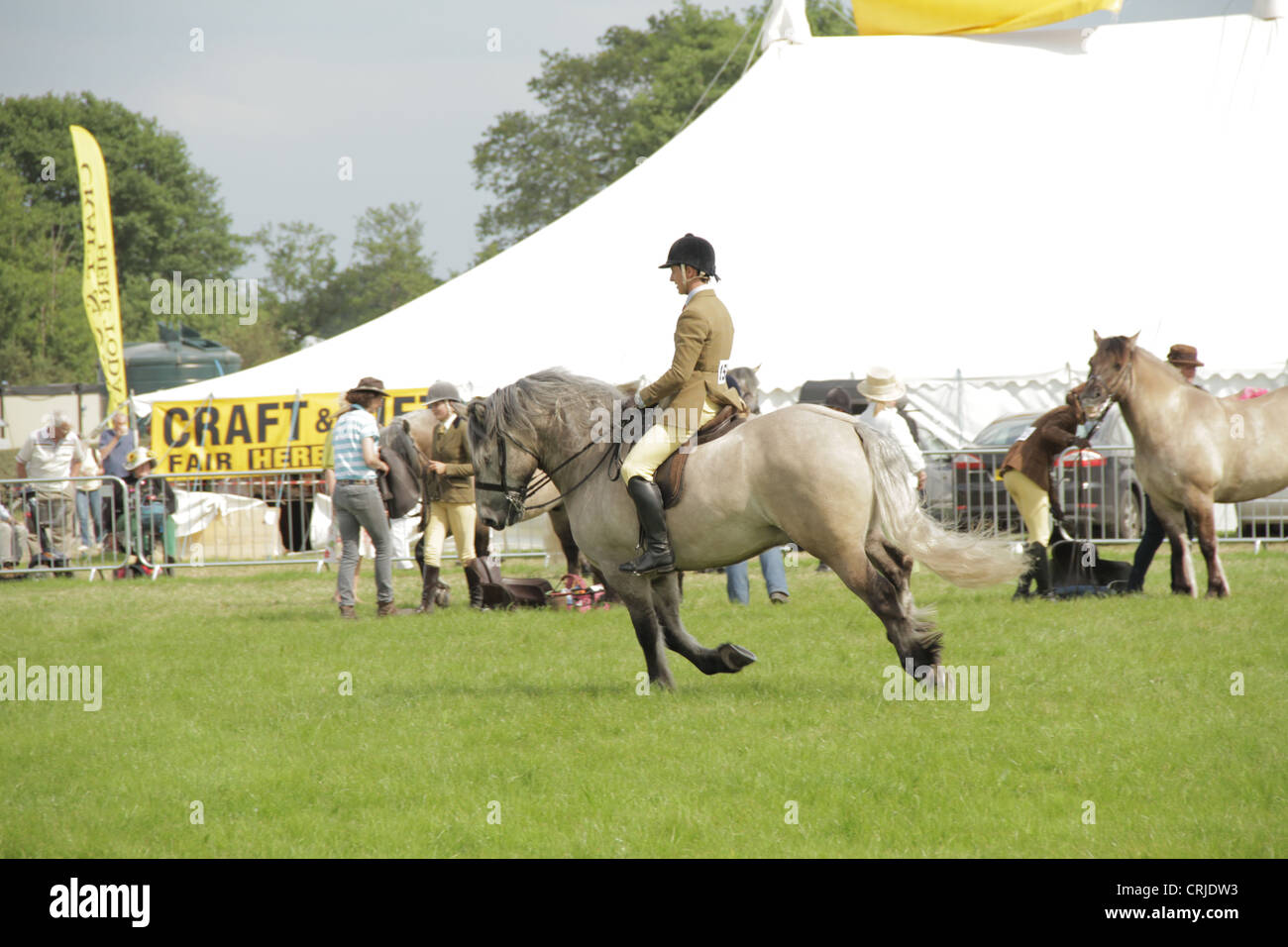 Horse riding Cheshire Show Stock Photo - Alamy