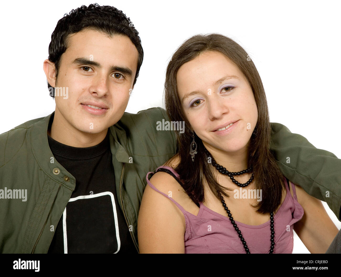 couple with faces together Stock Photo - Alamy