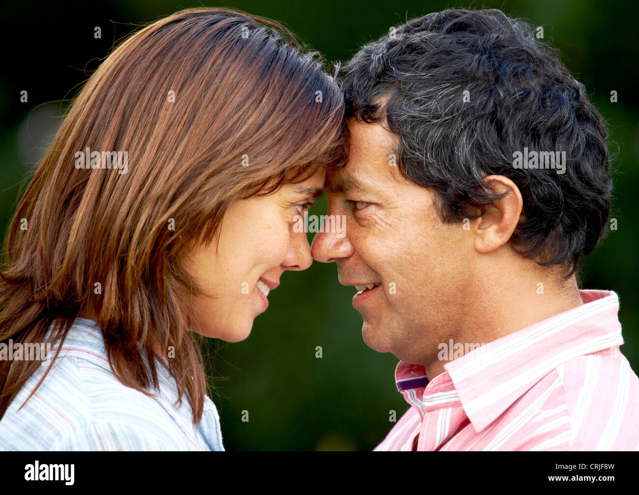 couple face to face Stock Photo - Alamy