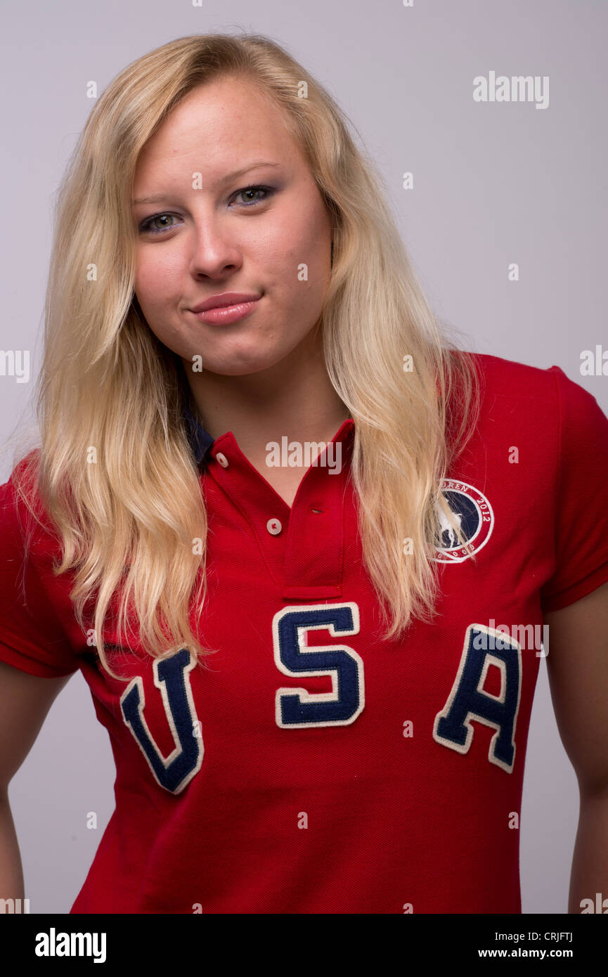 American female Paralympic swimmer Jessica Long at Team USA Media ...