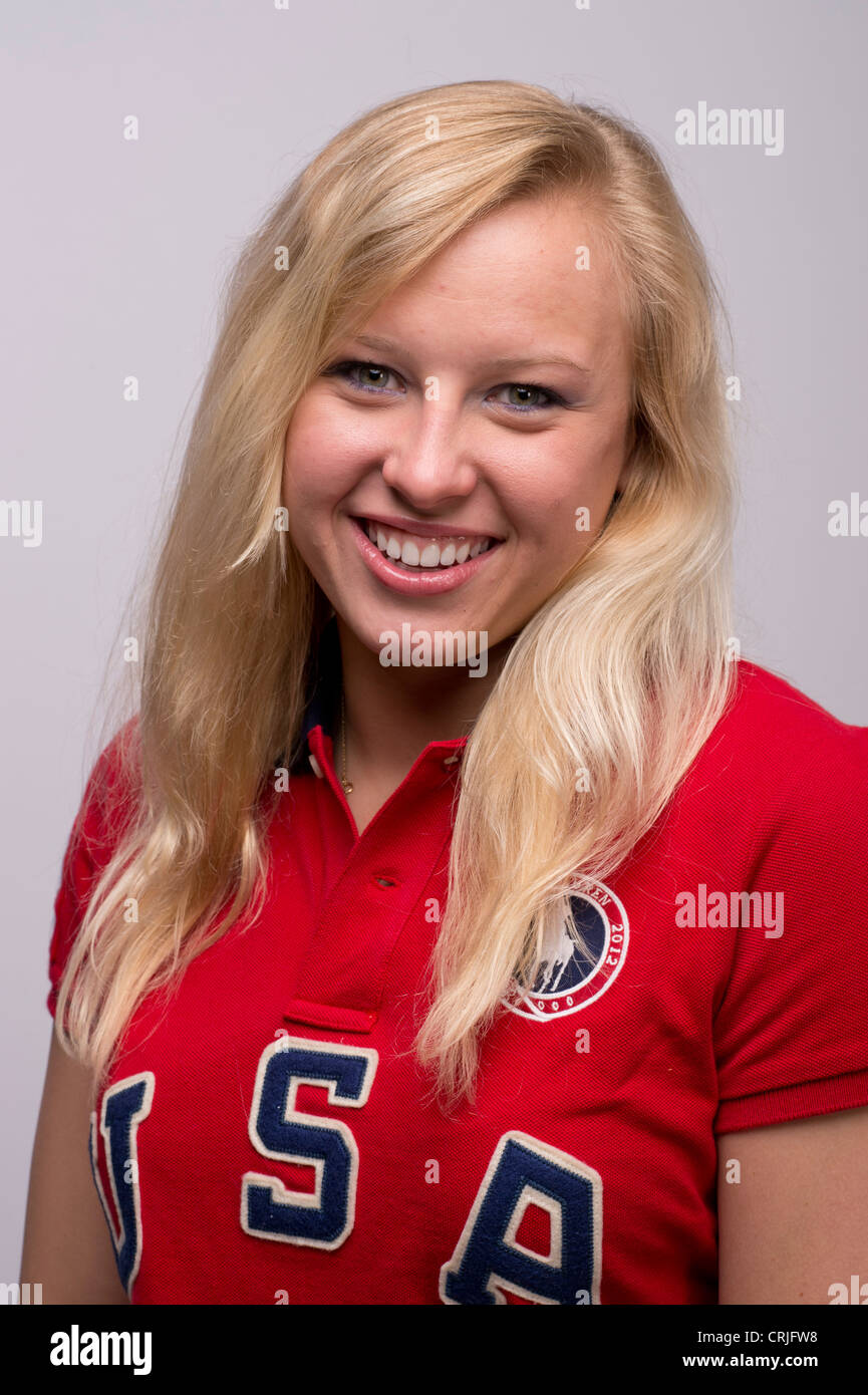 American female Paralympic swimmer Jessica Long at Team USA Media ...
