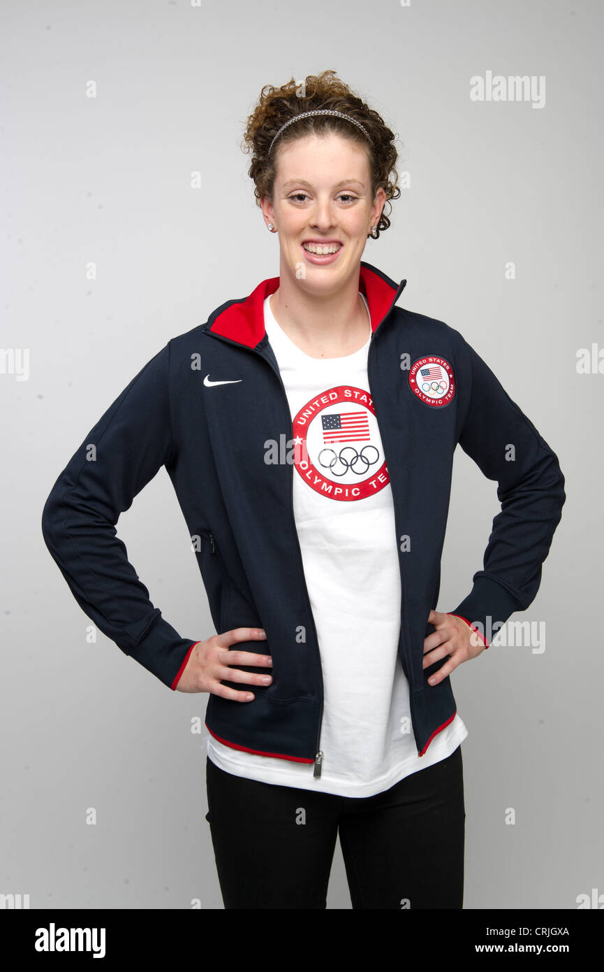American female swimmer Allison Schmitt at the Team USA Media Summit in ...