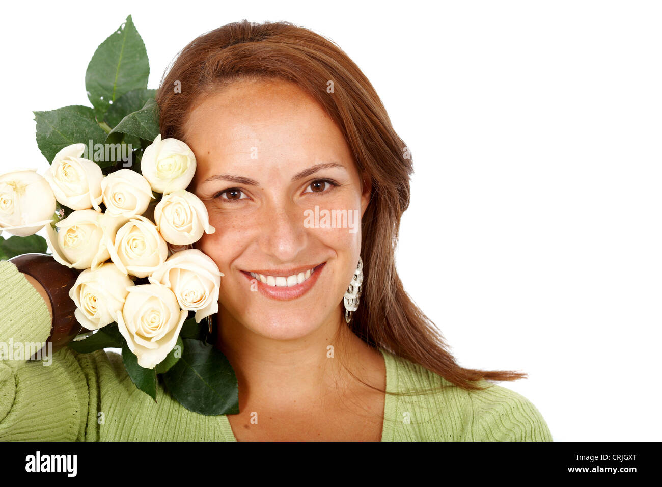 Face roses rose holding flowers flower hi-res stock photography and ...