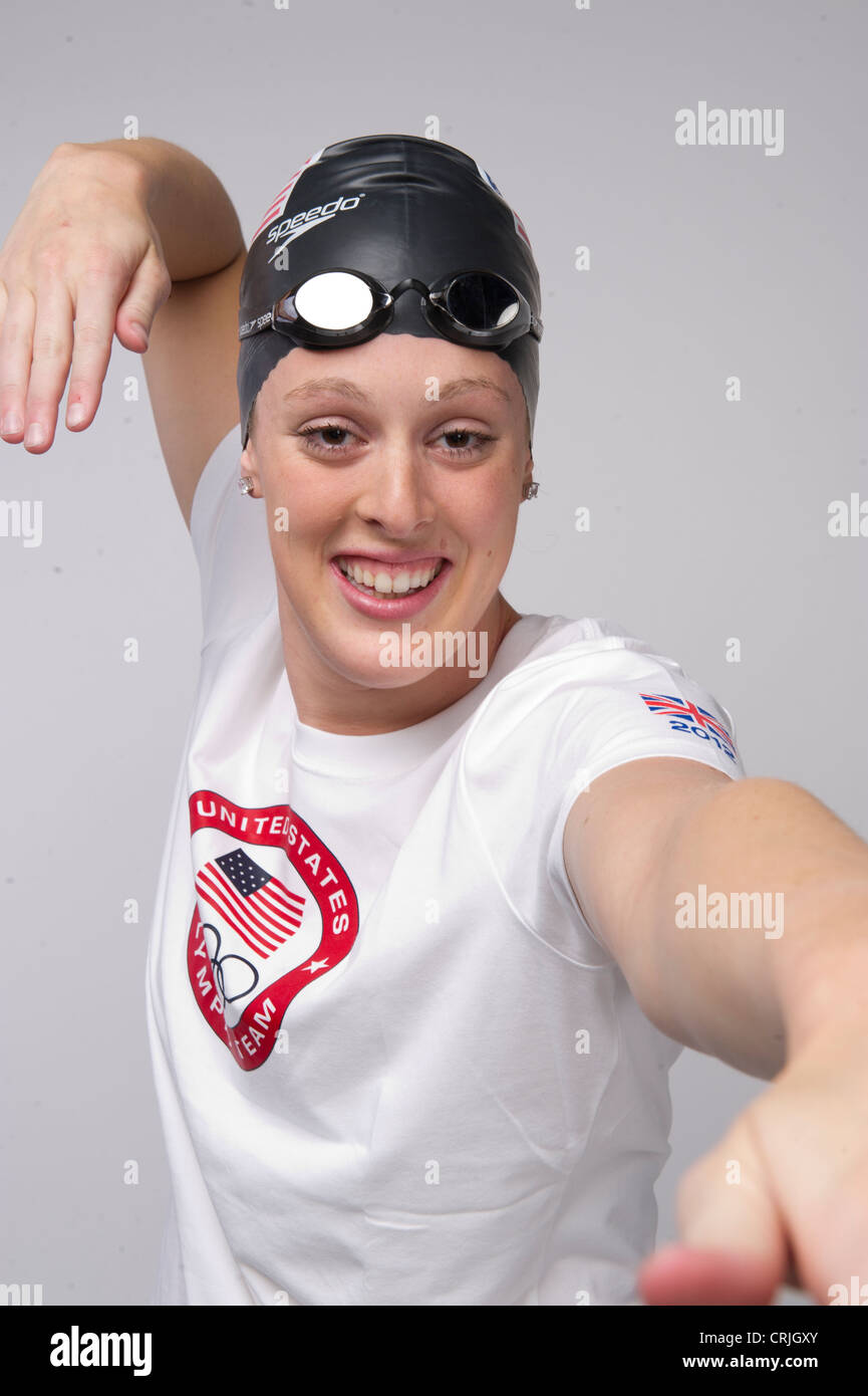 American female swimmer Allison Schmitt at the Team USA Media Summit in ...