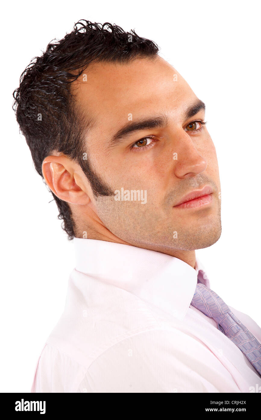 confident business man looking serious Stock Photo - Alamy