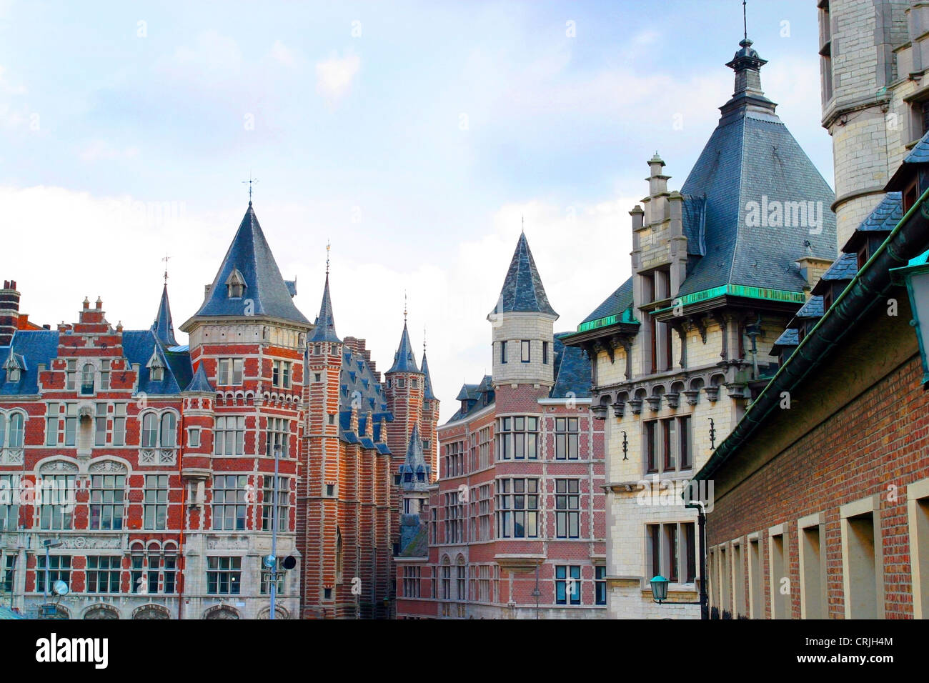 Typical Flemish Architecture in Antwerp , Belgium, Flanders, Antwerp ...