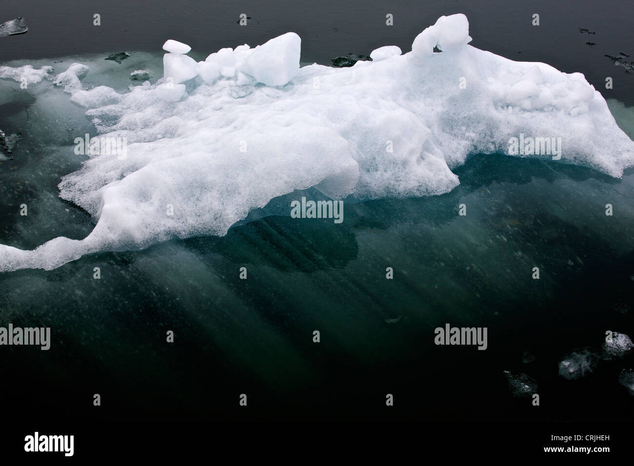 A very small iceberg or growler. Tracy Arm southeast Alaska Stock Photo ...